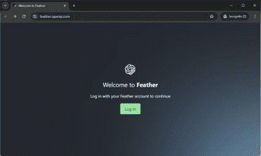 What Is OpenAI Feather - Decoding The Mystery Surrounding The Login Page